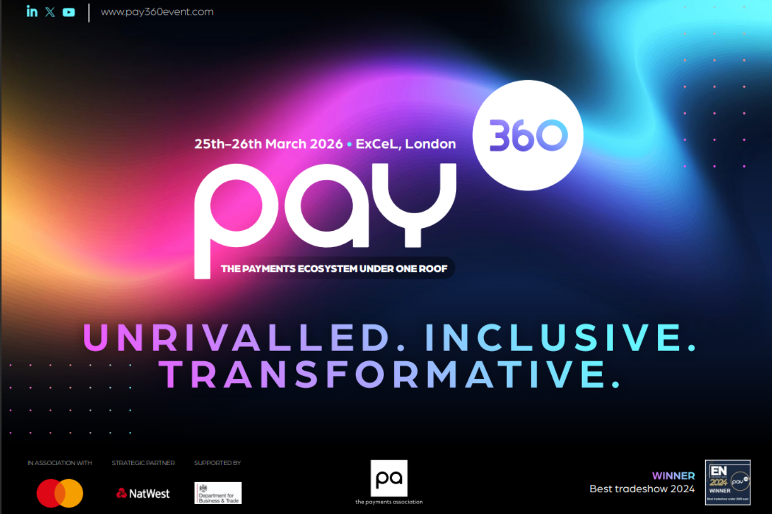 Event Brochure | PAY360 Event 2026 | Leading Payments Event